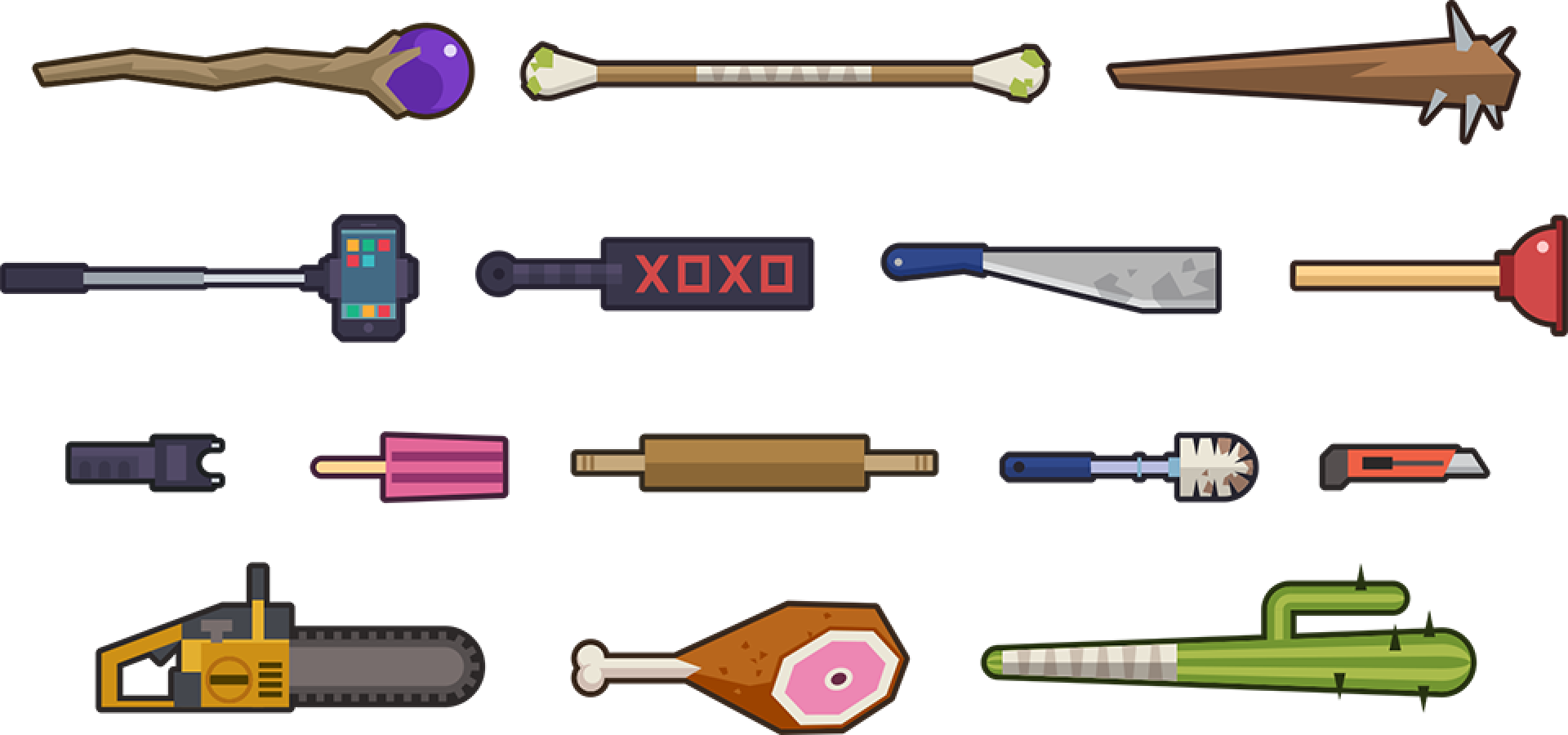 Designing Differences Between Weapon Types Grrbls Official Website